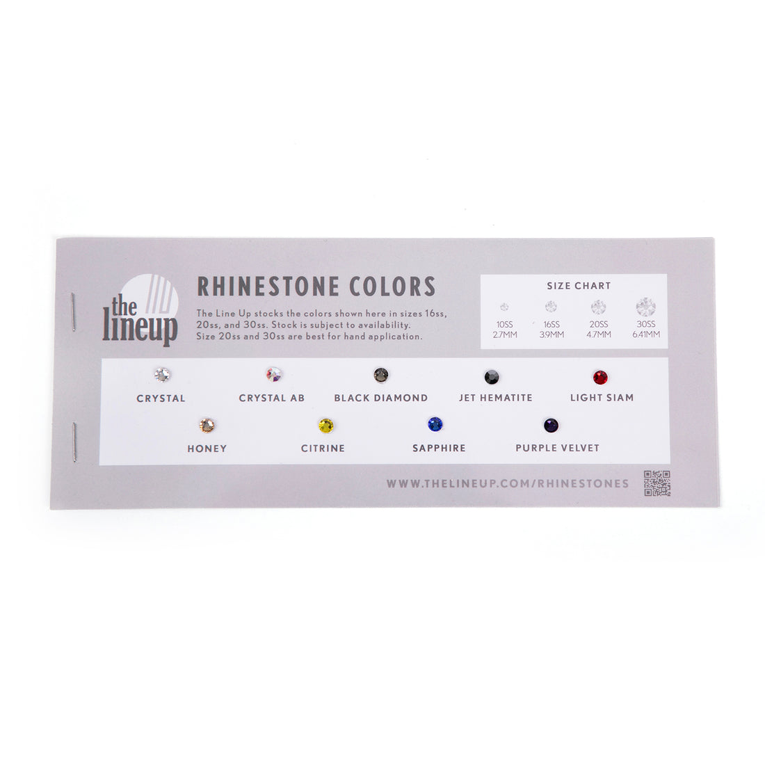Rhinestone Color Card – The Line Up