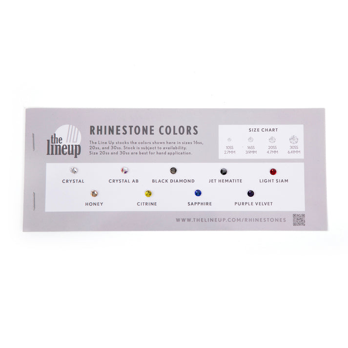 Rhinestone Color Card – The Line Up